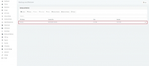 Backup and restore in 3CX - Intes