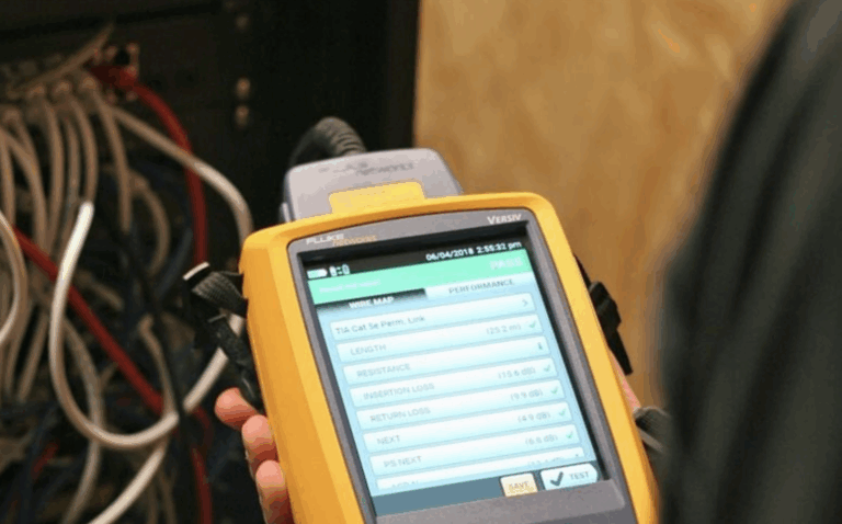 CAT6A Fluke Testing Tutorial - Intes